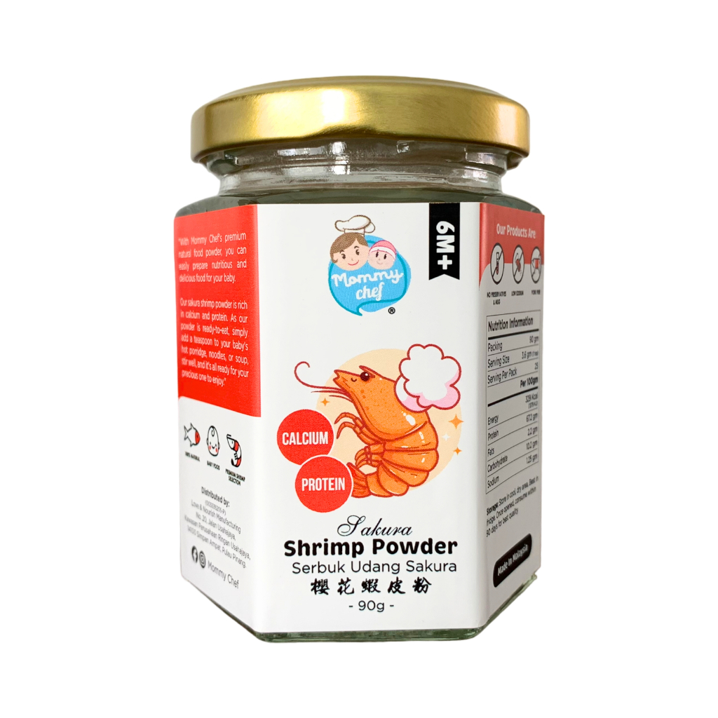 Mommy Chef Premium Sakura Shrimp Powder 6m+ (90g) | Shopee Malaysia