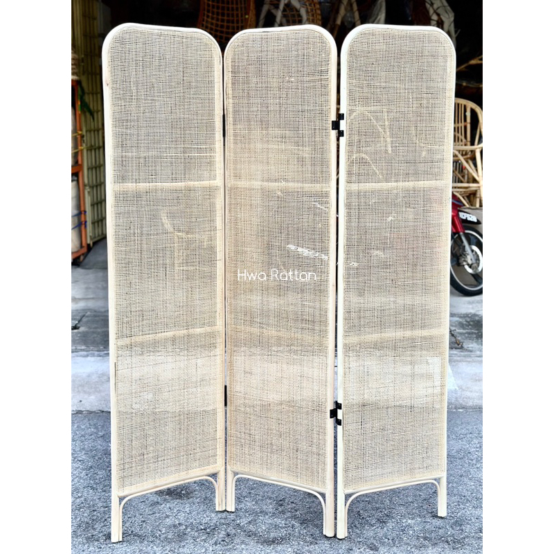 Premium Rattan webbing woven room divider Partition Pembahagi ruang ...