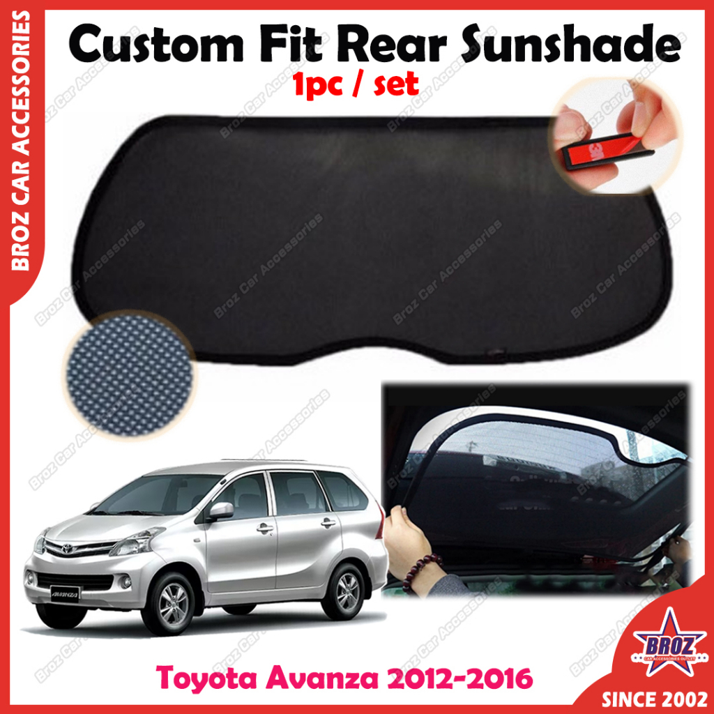 For Toyota Avanza 12-16 Rear Sunshade Rear Windscreen Custom Fit OEM ...