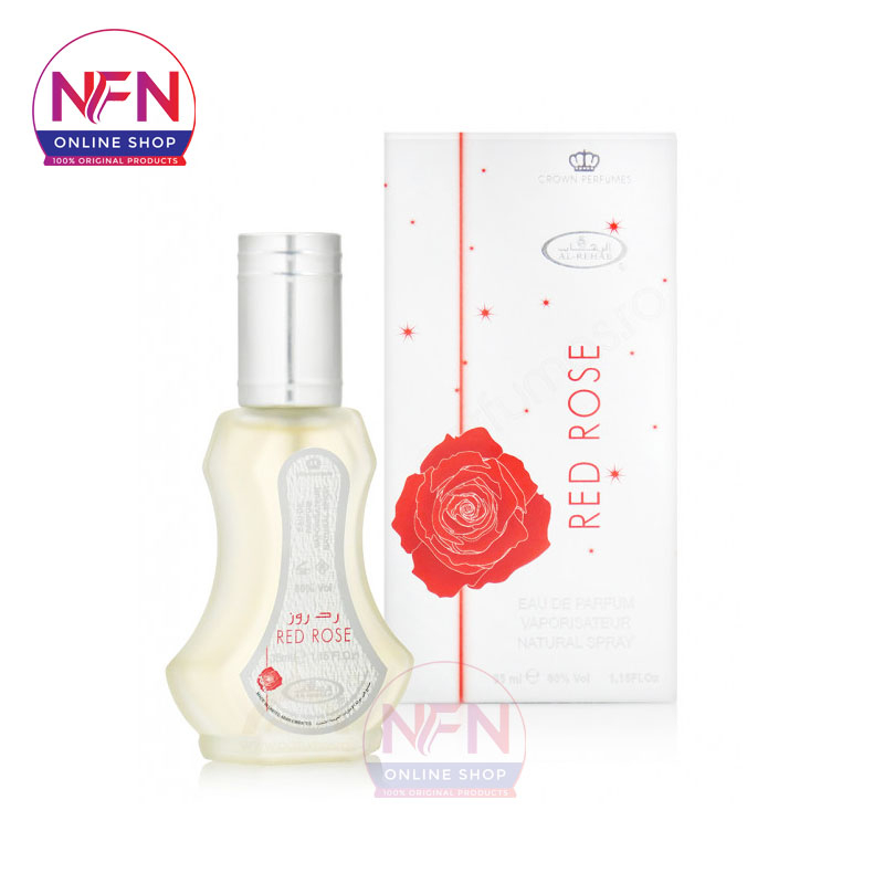 RED ROSE 35ml. PERFUME SPRAY RICH FRAGRANCE (100% ORIGINAL) | Shopee ...