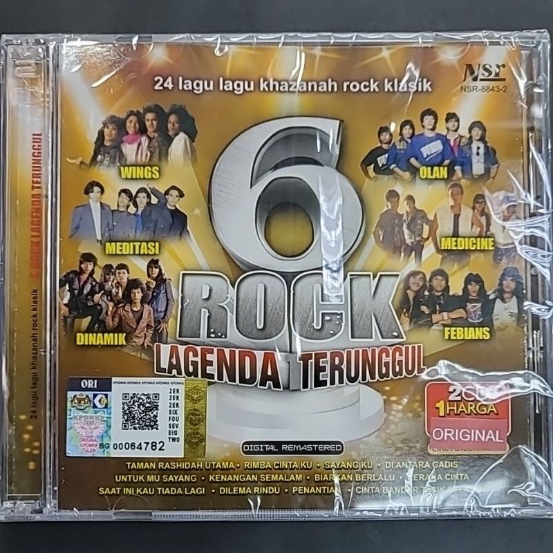 6 Rock Lagenda Terunggul (2011) - 24 Lagu-Lagu Khazanah Rock Klasik ...