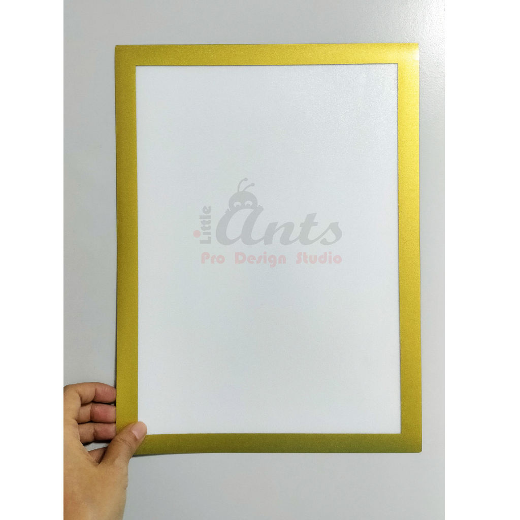 A4 document display magnetic frame PVC protector cover certificate SOP ...