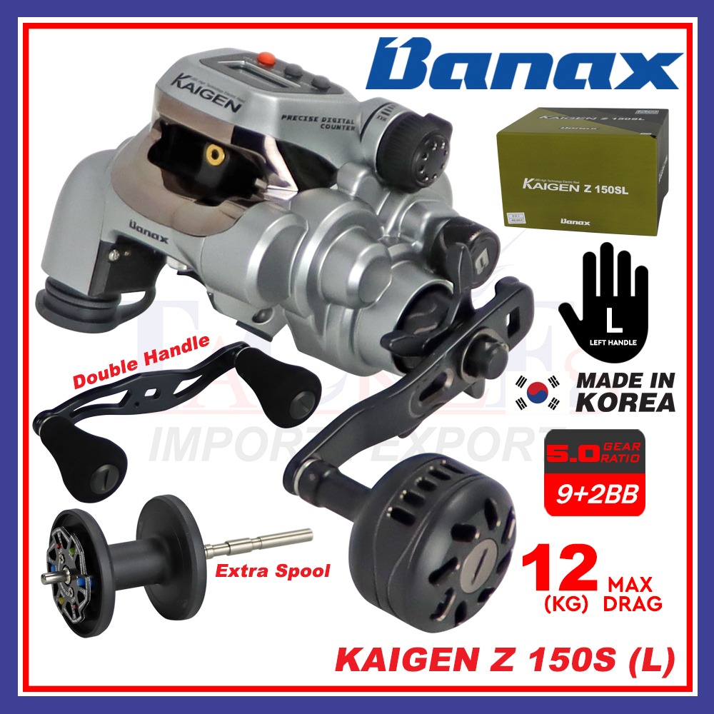 (KOREA) Banax Kaigen Z 150S (L) Mesin Kekili Pancing Elektrik Laut ...