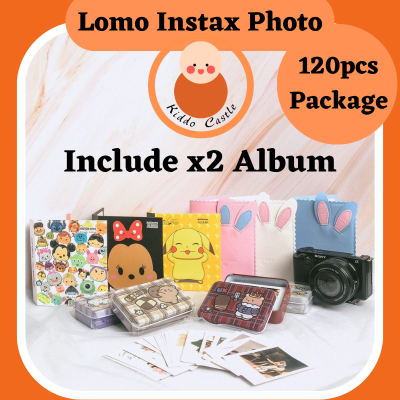 120pcs Instax Photo/ Polaroid Lomo Card Printing Service with Album ...