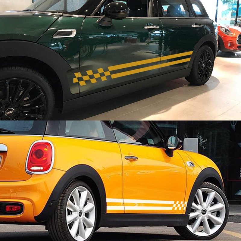 (Ready Stock) S1104# 2pcs Universal Car Body Vinyl Decal Sticker For ...