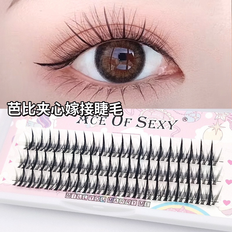 Fairy Eyelash Individual Lashes Natural Fluffy False Eyelashes Comics ...