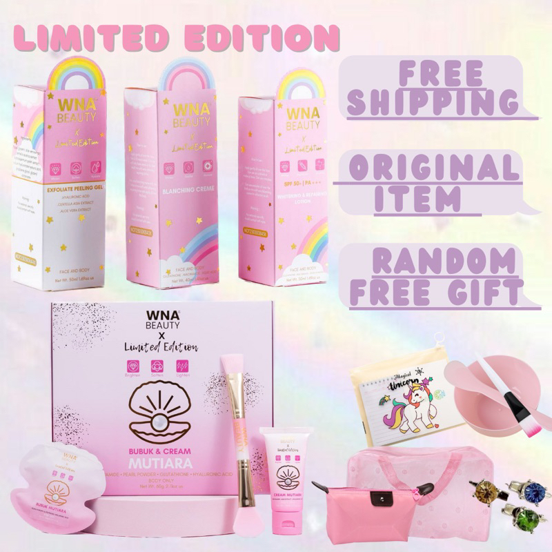 WNA BEAUTY x LIMITED EDITION (Lotion, Blancing Cream, Peeling Gel ...