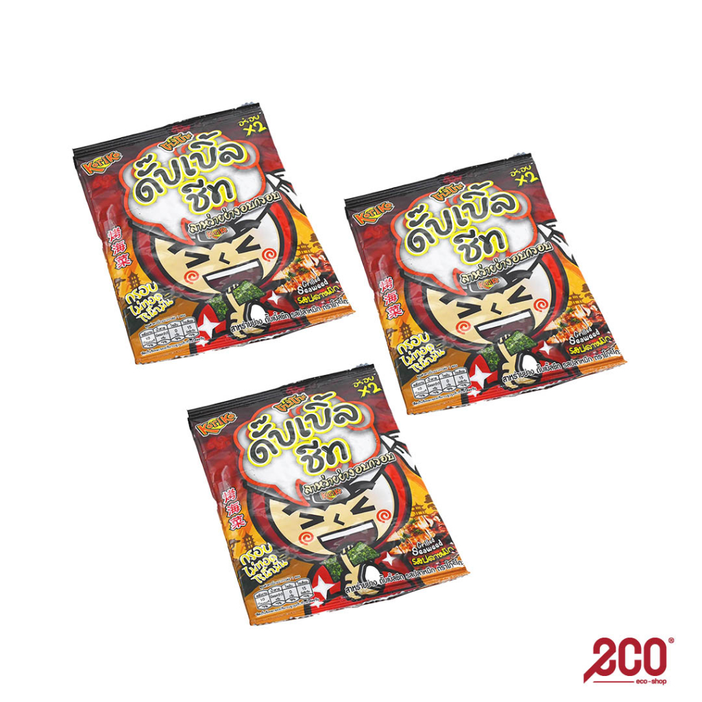 Koriko Double Sheet Squid Flavour Grilled Seaweed (3S x 2.5G) - AD-L001 ...