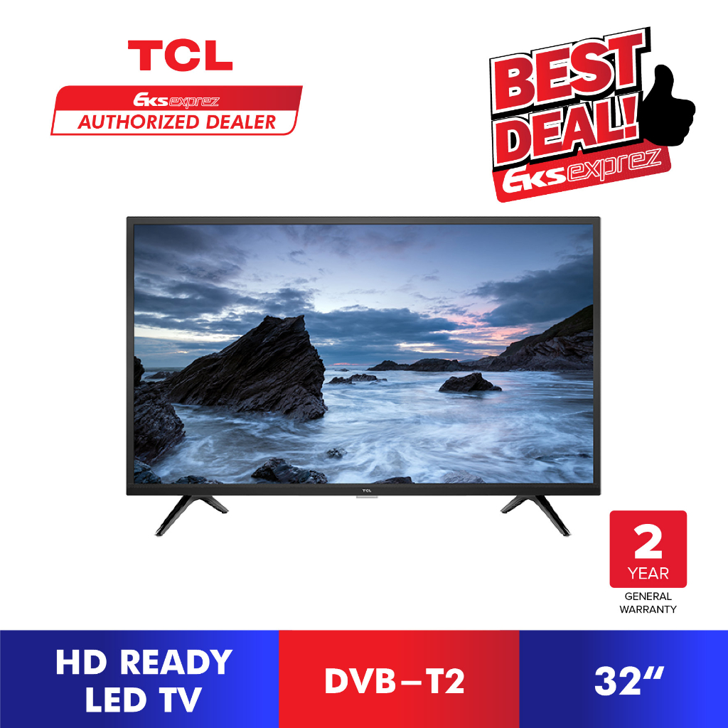 TCL HD LED TV (32") 32D3000 - DVB-T2 Digital LED TV | Shopee Malaysia