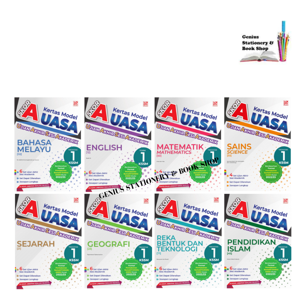 Buku Latihan: SKOR A Kertas Model UASA Tingkatan 1 | Shopee Malaysia