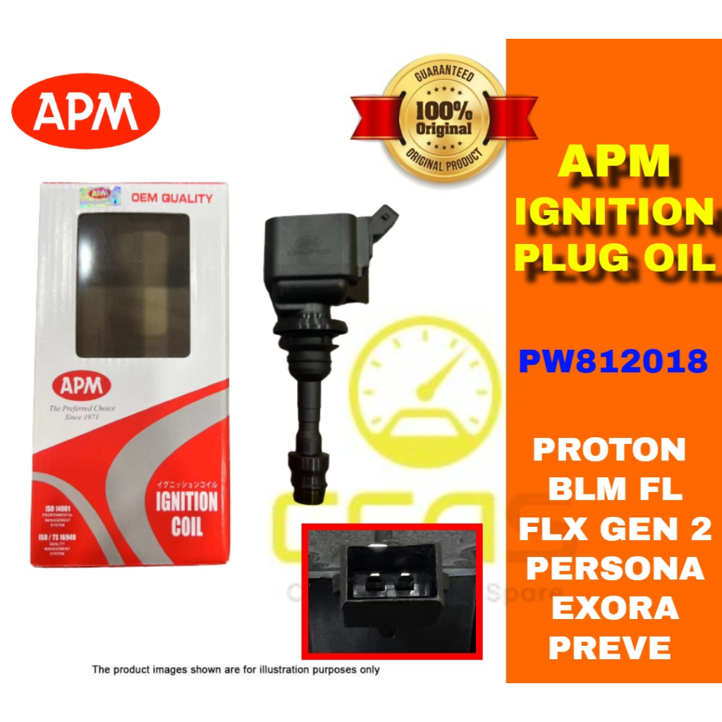 100% Original APM IGNITION COIL BLM FL FLX PERSONA EXORA PREVE GEN 2 ...