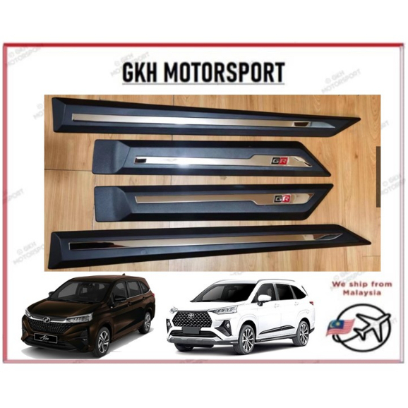 PERODUA ALZA / VELOZ 2022 2023 DOOR SIDE PANEL GARNISH MOULDING CHROME ...