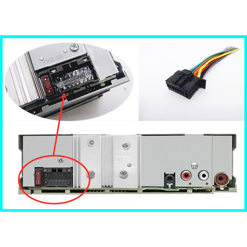 JVC / KENWOOD 16 PIN WIRE HARNESS DOUBLE DIN RADIO Car Stereo Receiver ...