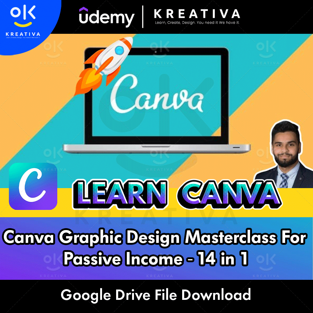 Video Course - Canva Graphic Design Masterclass For Passive Income │14 ...