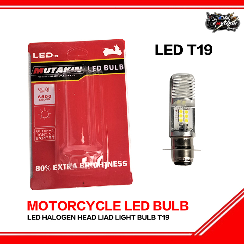 LED BULB T19 HEAD LAMP MENTOL LAMPU LED HONDA WAVE100 WAVE125 DASH V1 Y125/Y125ZR EGO LAGENDA ...