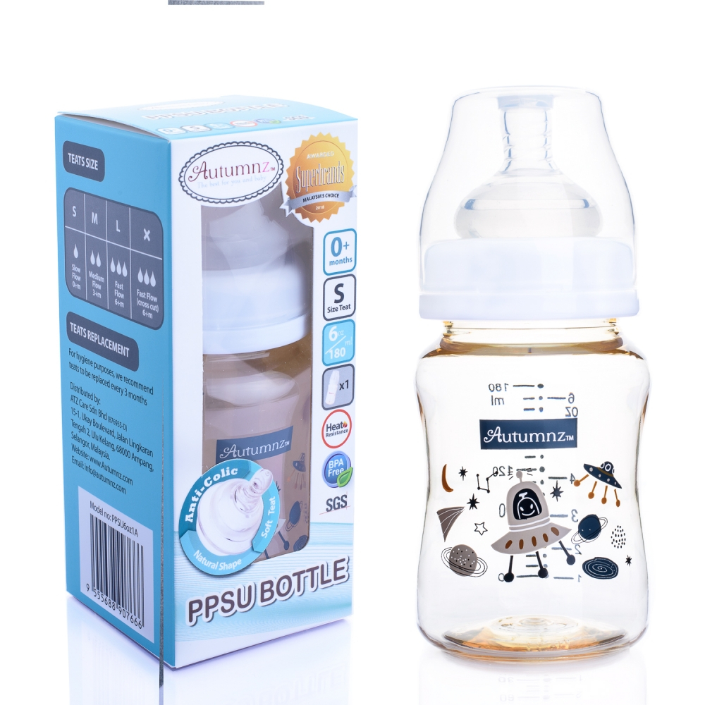 GENUINE Autumnz Botol Susu PPSU, Botol Feeding, Baby Bottle, Wide Neck ...