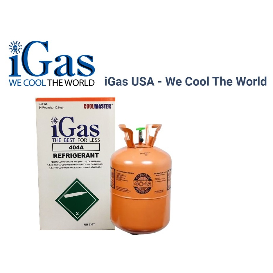 REFRIGERANT GAS R404A (10.9KG/CAN) BRAND iGAS (GAS COMMONLY FOR ...