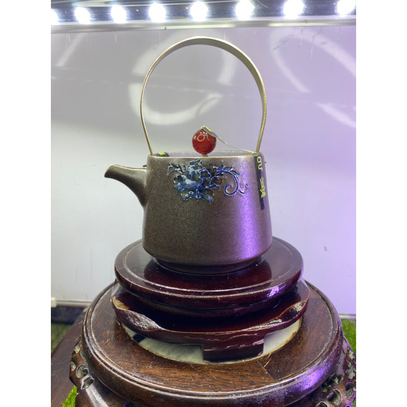 直提梁壺 紫砂茶壺-Straight beam teapot Purple clay teapot | Shopee Malaysia