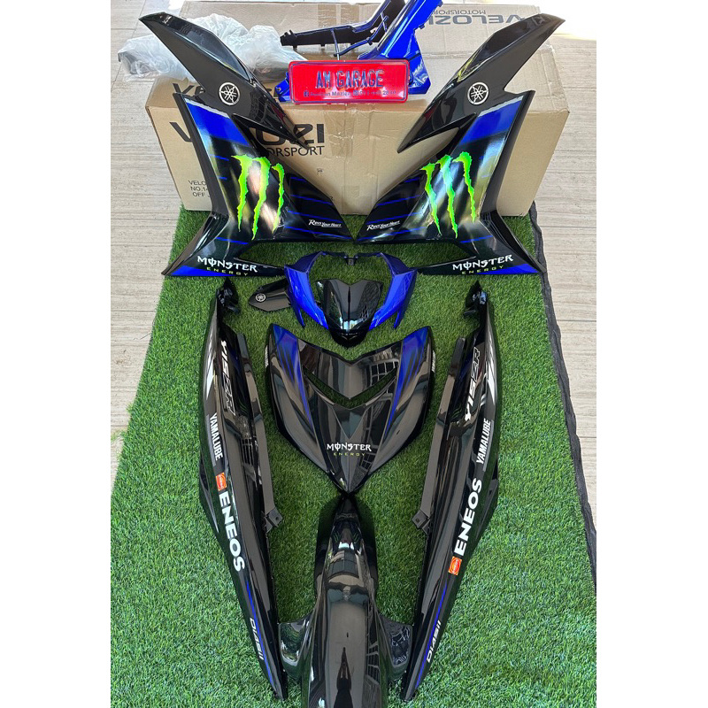 Body coverset yamaha Y15 V1 V2 Monster GP 2020 brand velozi y15zr ...