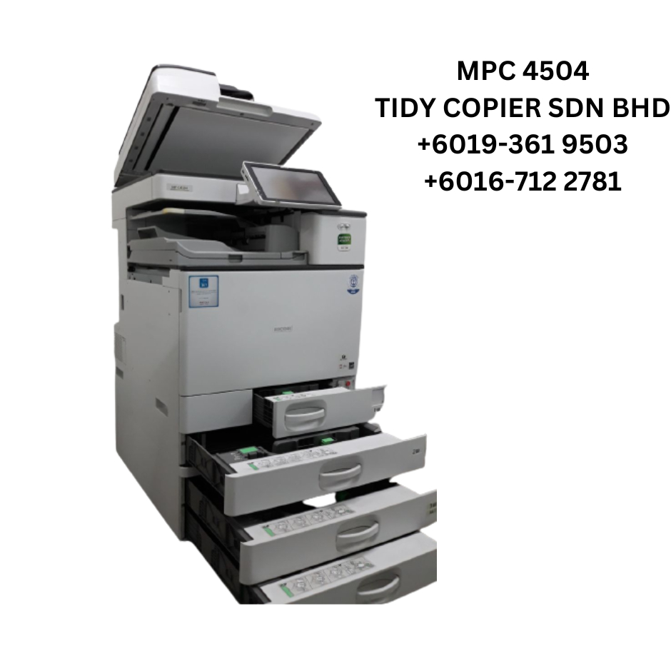 Digital Colour Copier, Printer & Scanner Ricoh MPC 4504 All-In-One ...