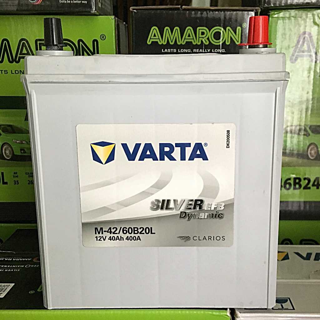 BATTERY M42 MYVI BATERI NS40ZL EFB FOR START STOP ENGINE | Shopee Malaysia