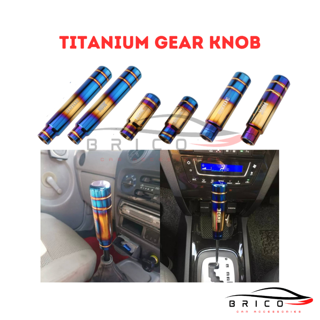 Universal Bride/NOS Burnt Blue Aluminum Gear Shift Knob Shifter Lever ...