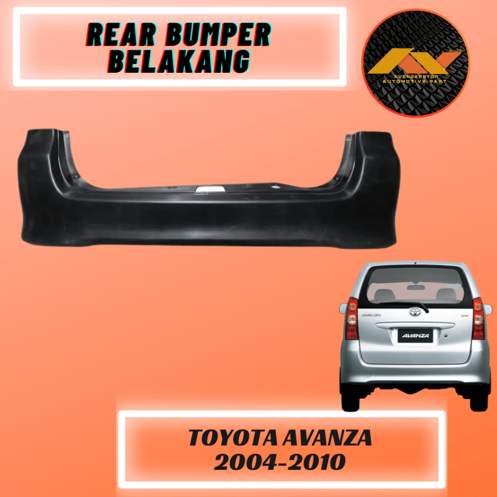 Toyota Avanza 2004 - 2010 Rear Bumper Belakang 100% New High Quality ...