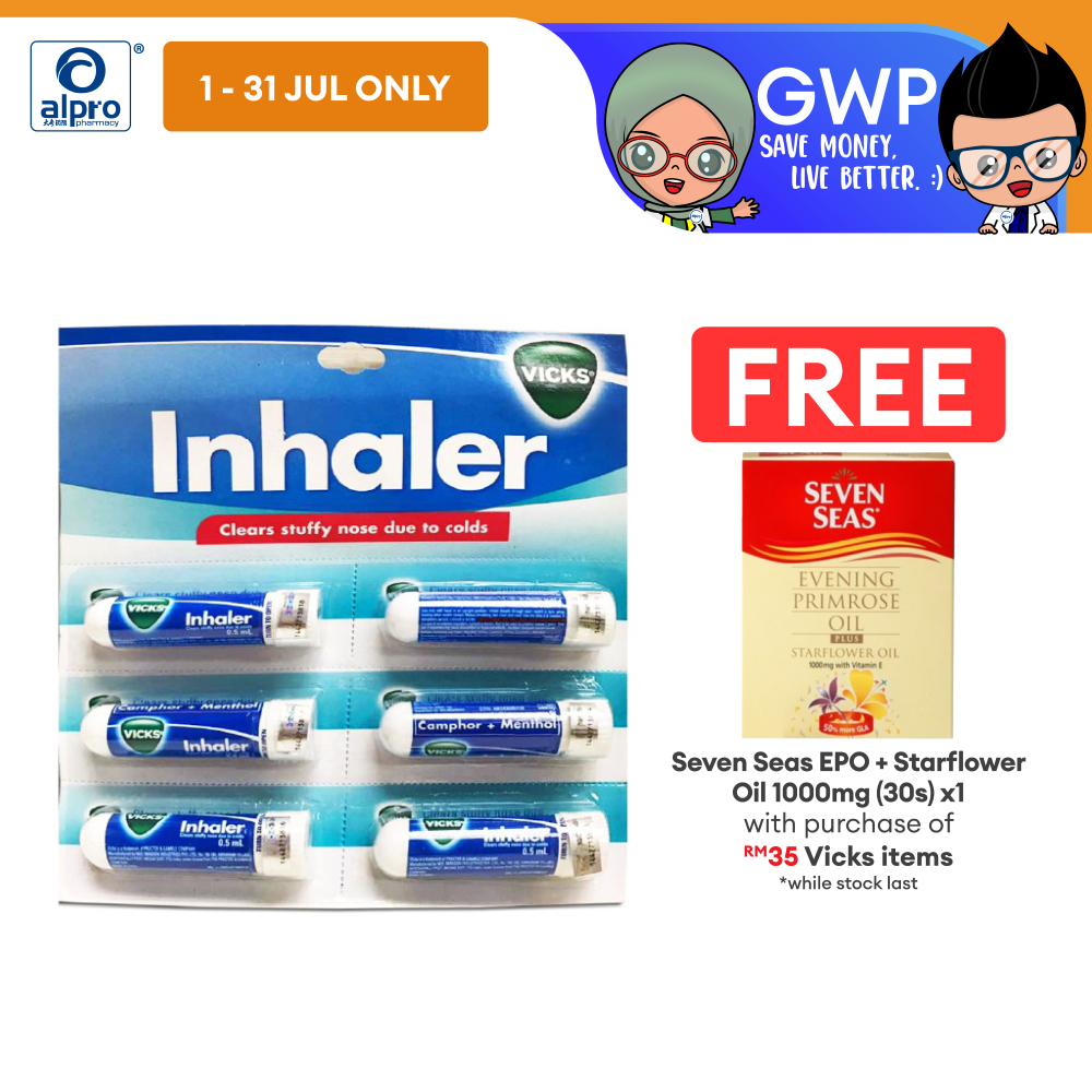 Vicks Inhaler 6s | Shopee Malaysia
