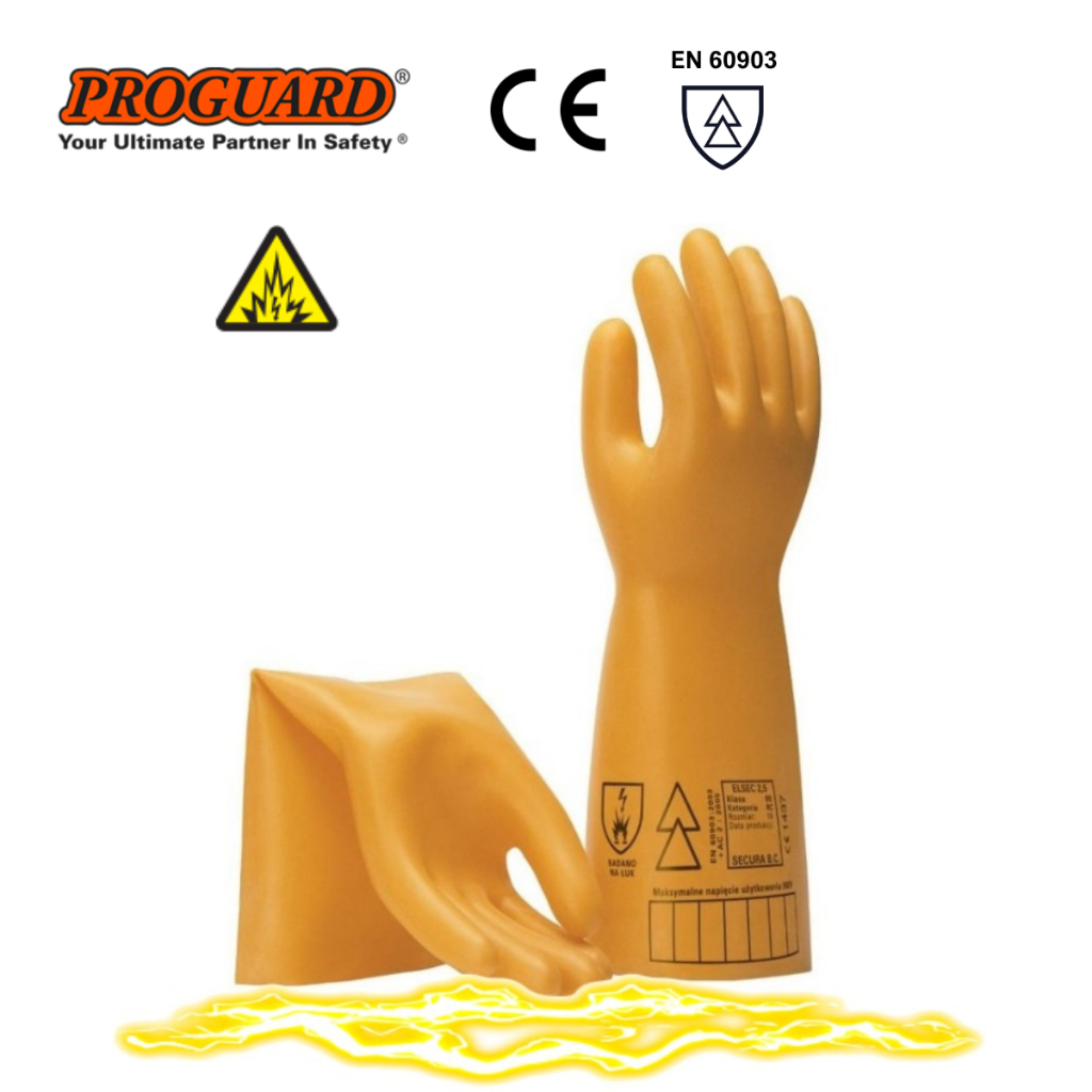 14.2" SECURA Elsec Insulation Glove CLASS 0+ Electrical Insulating ...