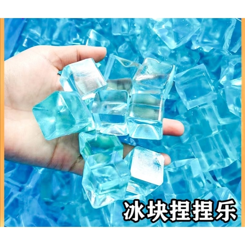 ice cubes squishy fun ball release stress squeezer | Shopee Malaysia