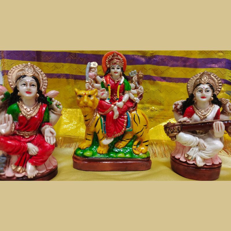5 cm Durga Lakshmi Saraswati Statues | Shopee Malaysia