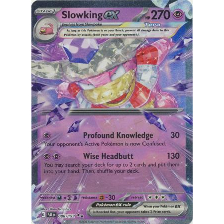 Slowking ex / 086/193 / Ultra Rare / Scarlet & Violet Paldea Evolved ...