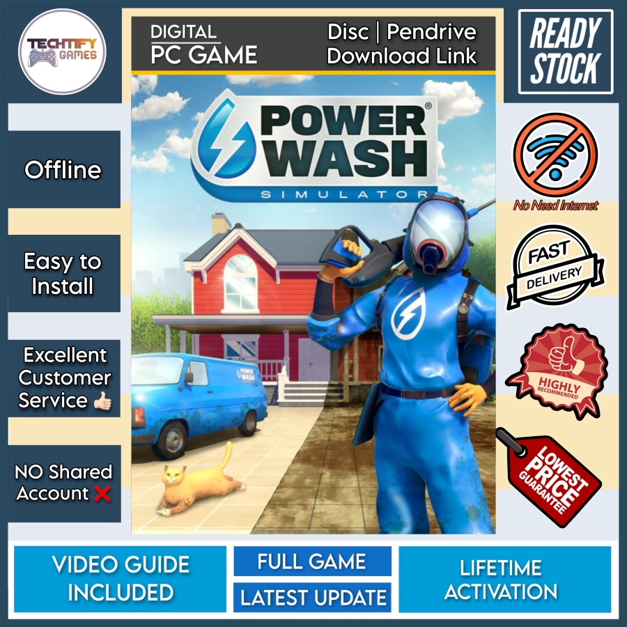 [PC Game] PowerWash Simulator (v1.3.0 + All DLCs) - Offline [Disc ...