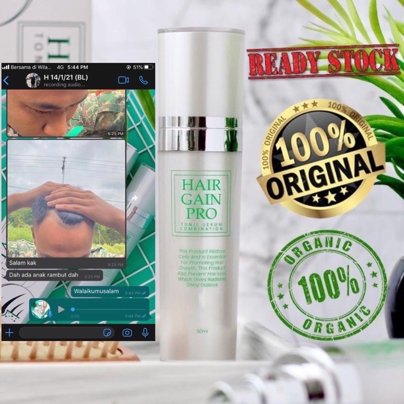 Original HQ | HAIR GAIN PRO PELEBAT RAMBUT TERBAIK 100% ORGANIC UNTUK ...