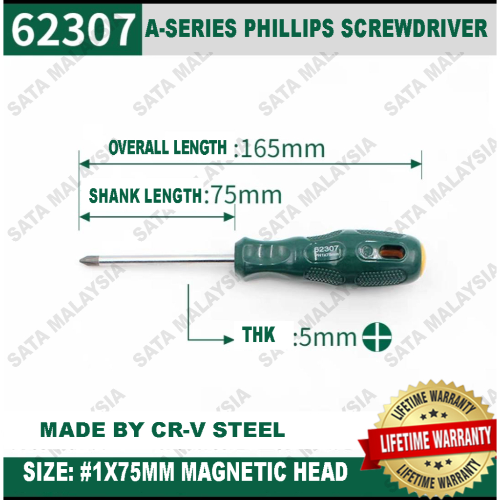 SATA A-Series Screwdriver Philips Screwdriver Slotted Screwdriver ...
