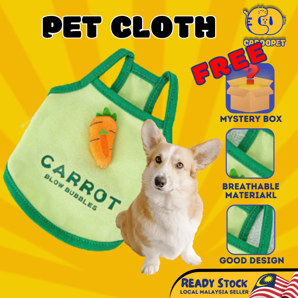 CaDooPet Pet Cute Shirt Dog & Cat Baju Kucing Comel Murah Cloth Clothes ...