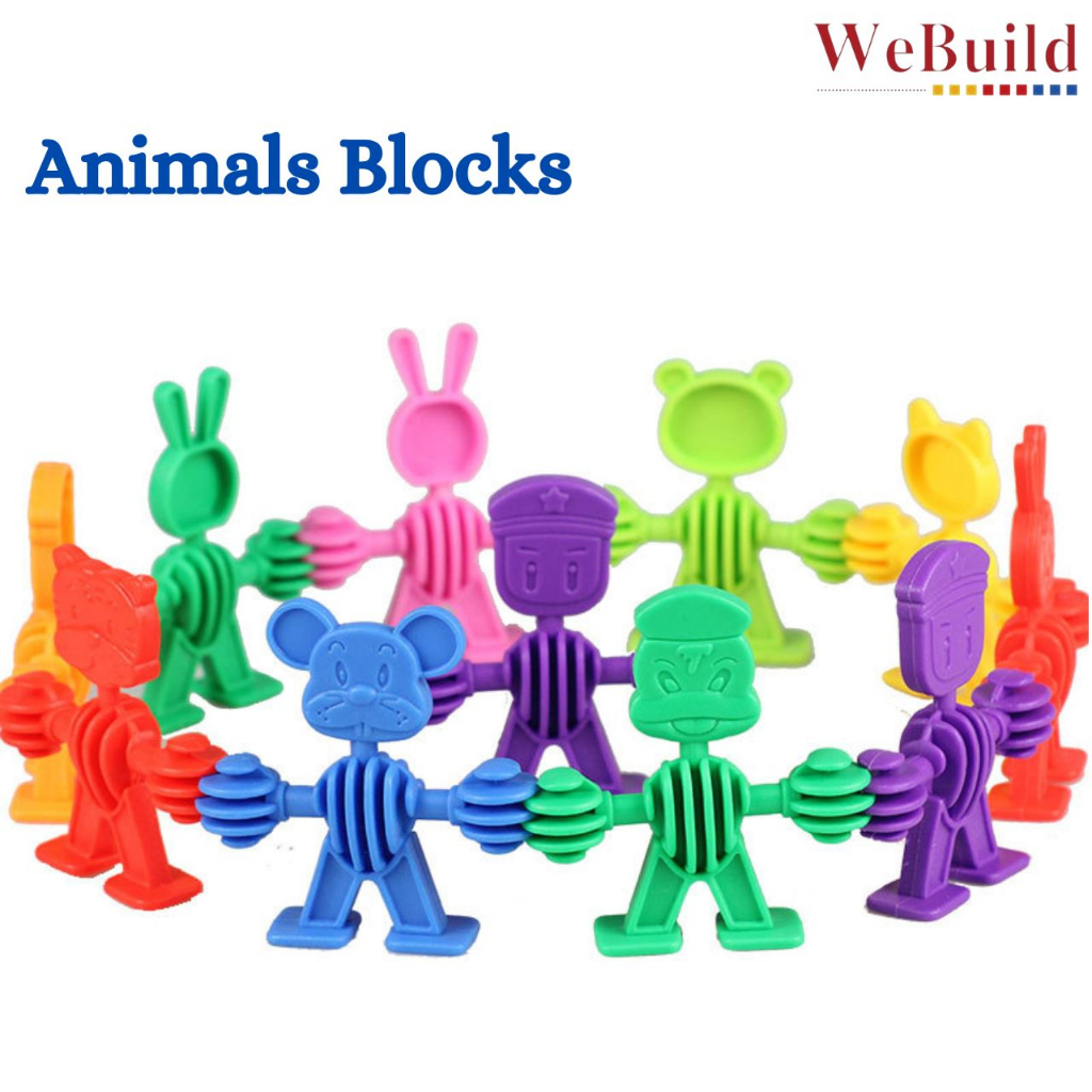Animals Building Blocks 动物积木 3 years & above Kids Puzzle Educational ...