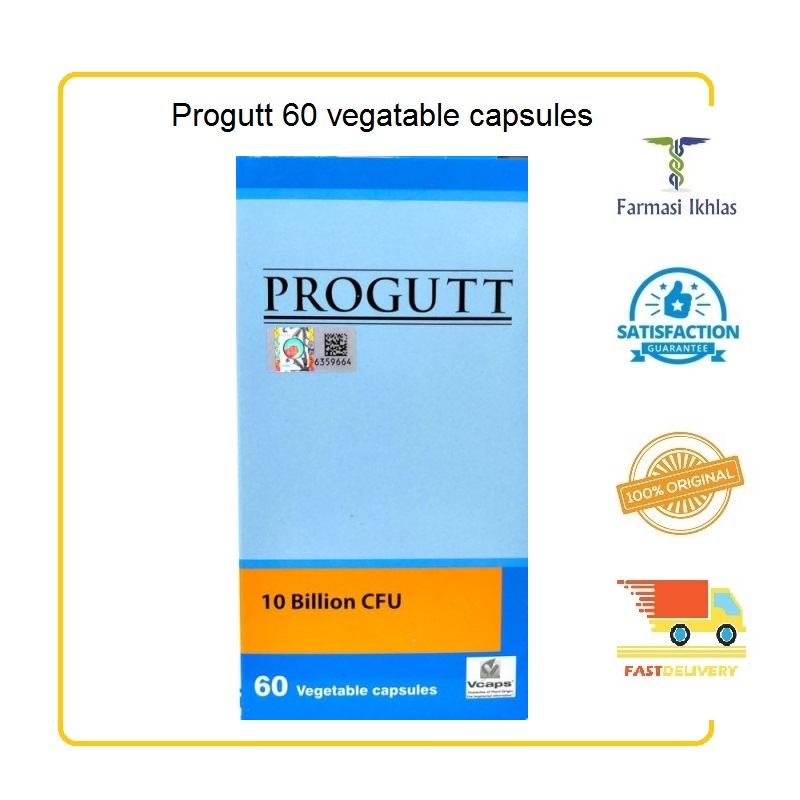 PROGUTT PROBIOTICS 10 BILLION CFU 60'S | Shopee Malaysia
