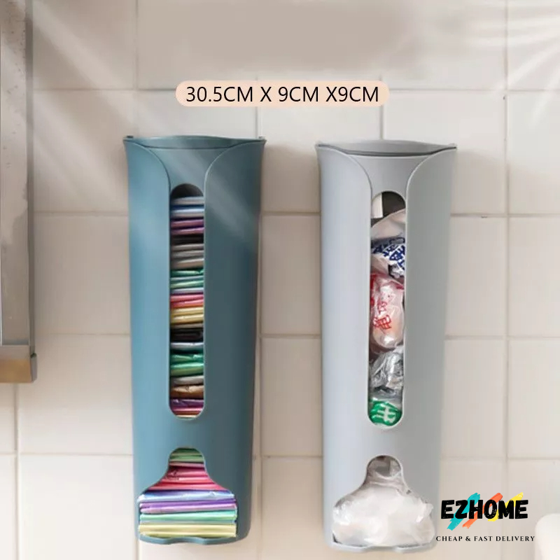 Garbage Bag Storage Box Rak Plastik Sampah Kitchen Bathroom Plastic Bag ...