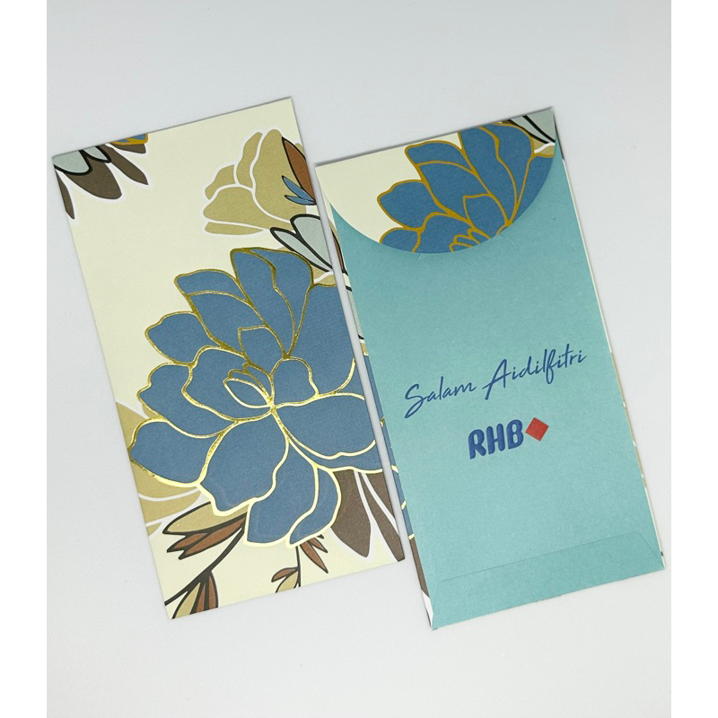 Sampul Duit Raya [Sampul Duit Raya RHB Bank - Bunga 2] | Shopee Malaysia