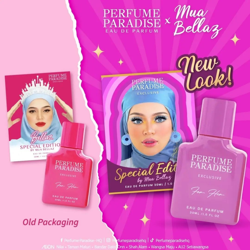 Perfume Paradise Exclusive MUA Bellaz Primadona Superstar Baru New For ...