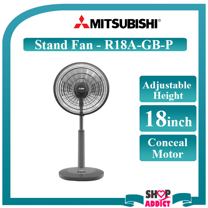 MITSUBISHI 3-Blade Electric Tatami Stand Fan 18inch R18A-GB-P ...