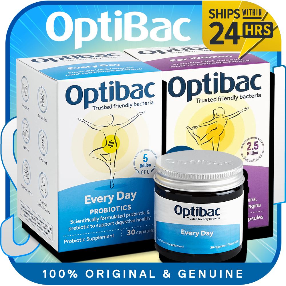 GENUINE Optibac Probiotics Every Day - Digestive Probiotic Supplement ...