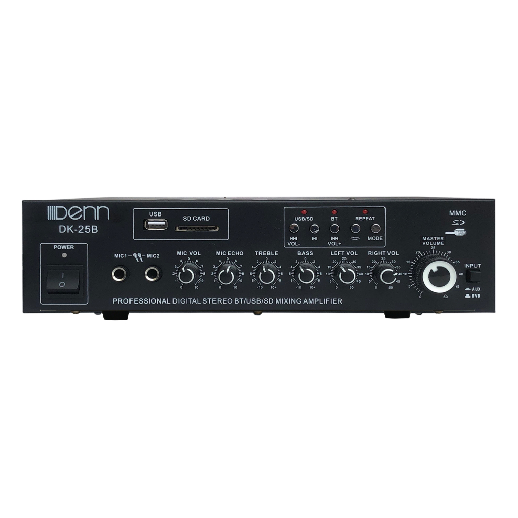 Denn DK-25B Digital Stereo BT/USB/SD Mixing (Swallow) Amplifier ...