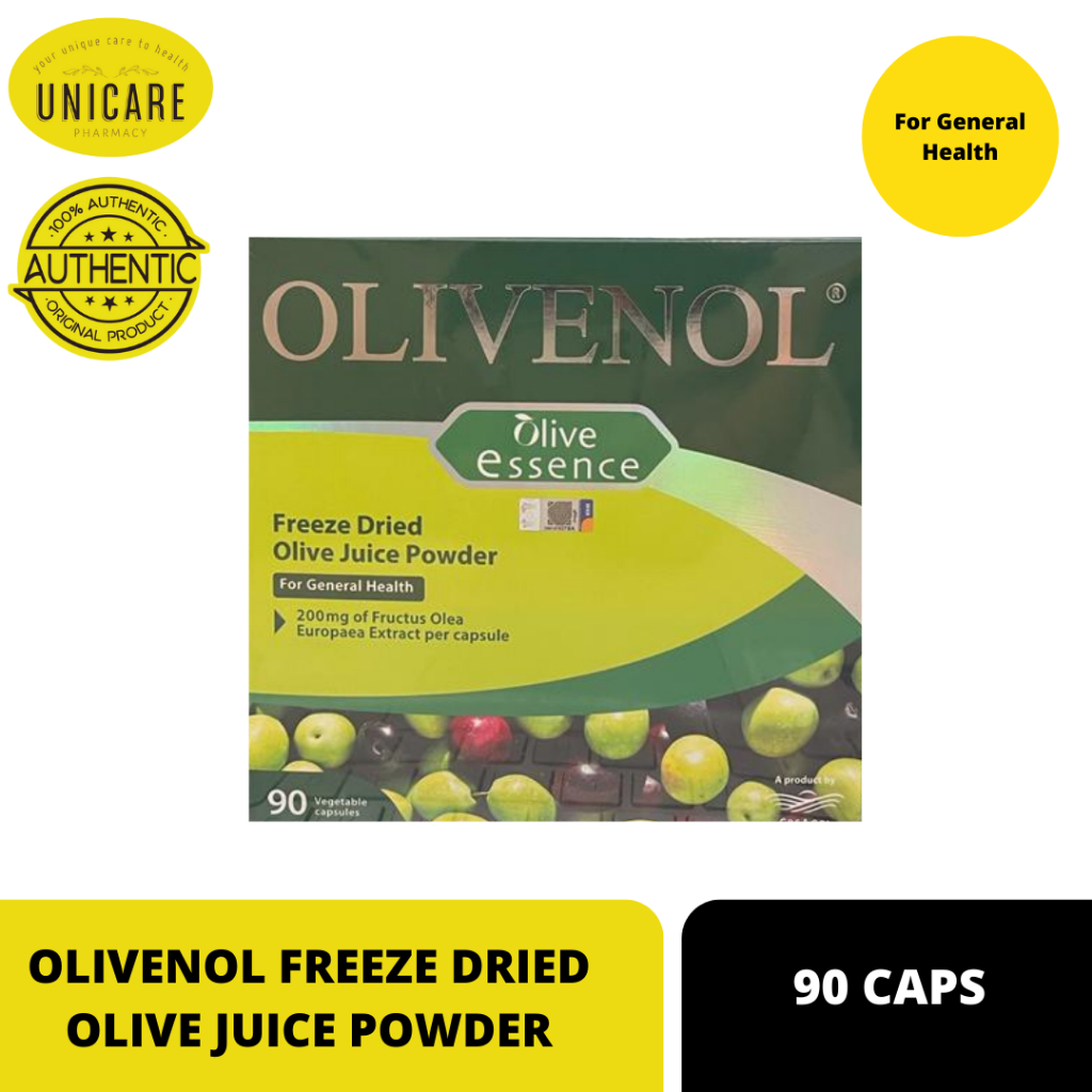 OLIVENOL FREEZE DRIED OLIVE JUICE POWDER 200MG 90 CAPSULES | Shopee ...