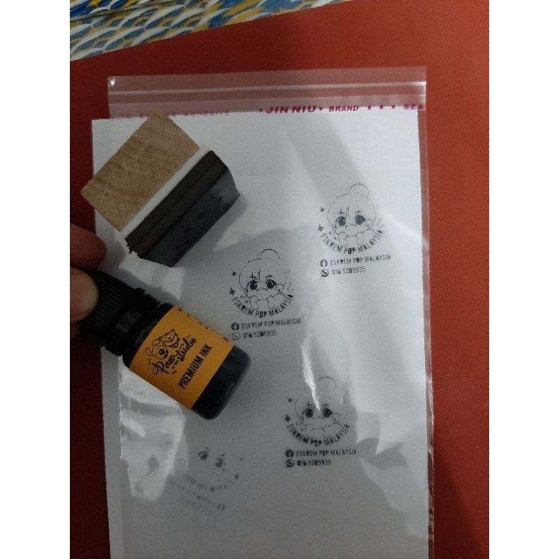 COP AISKRIM 3CM FREE INK | Shopee Malaysia