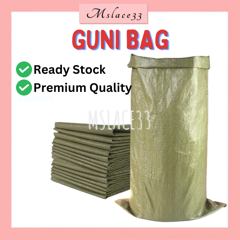 Guni Bag Sand Courier Storage Plastic Gunny Sack Recycle Kurier Beg ...