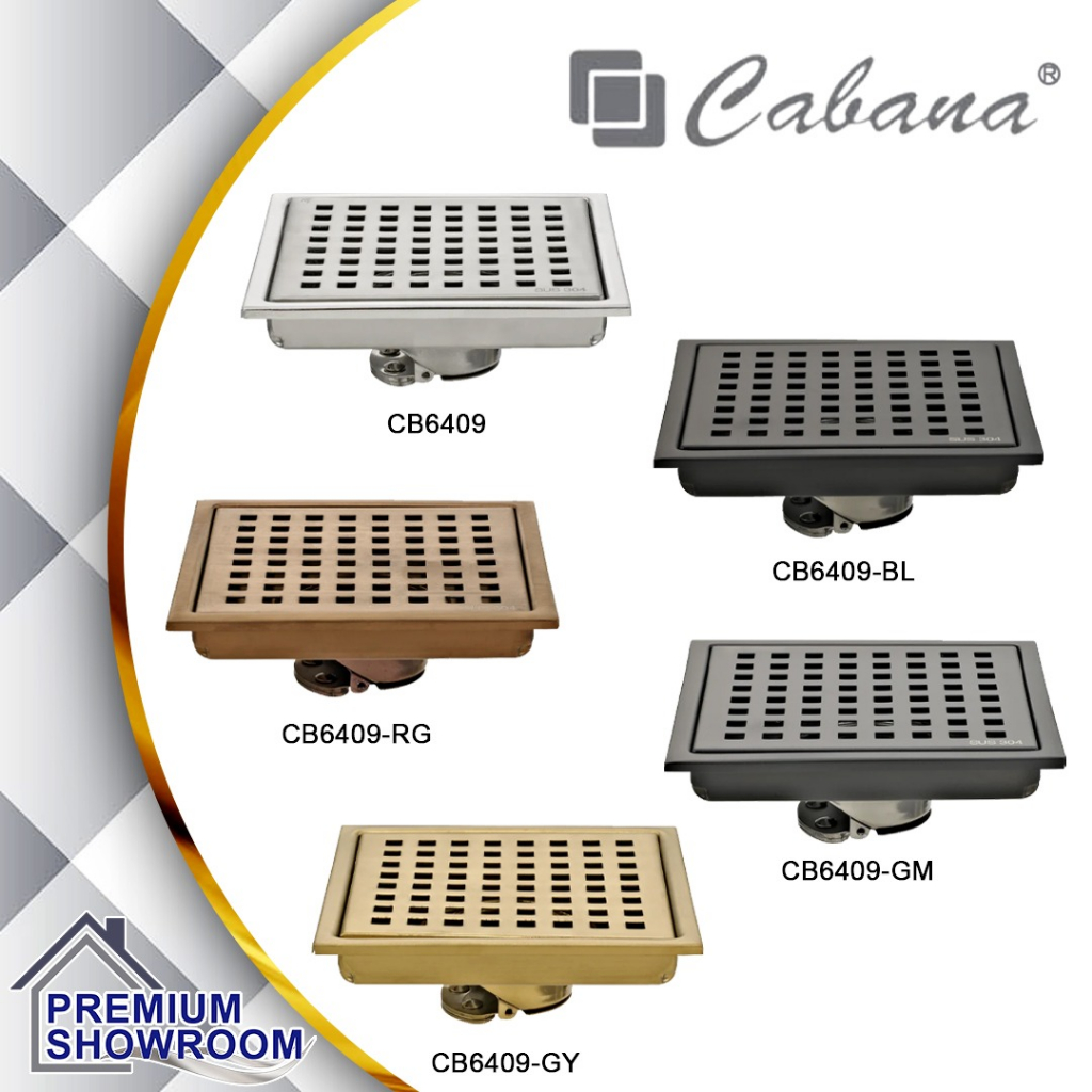 CABANA Floor Trap Anti Smell CB6409 | Floor Grating Stainless Steel ...