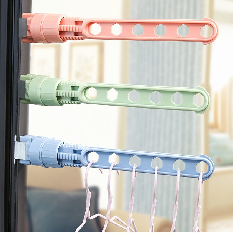 Window Frame Clothes Hanger Non Punching Clothes Hanger Portable Indoor ...