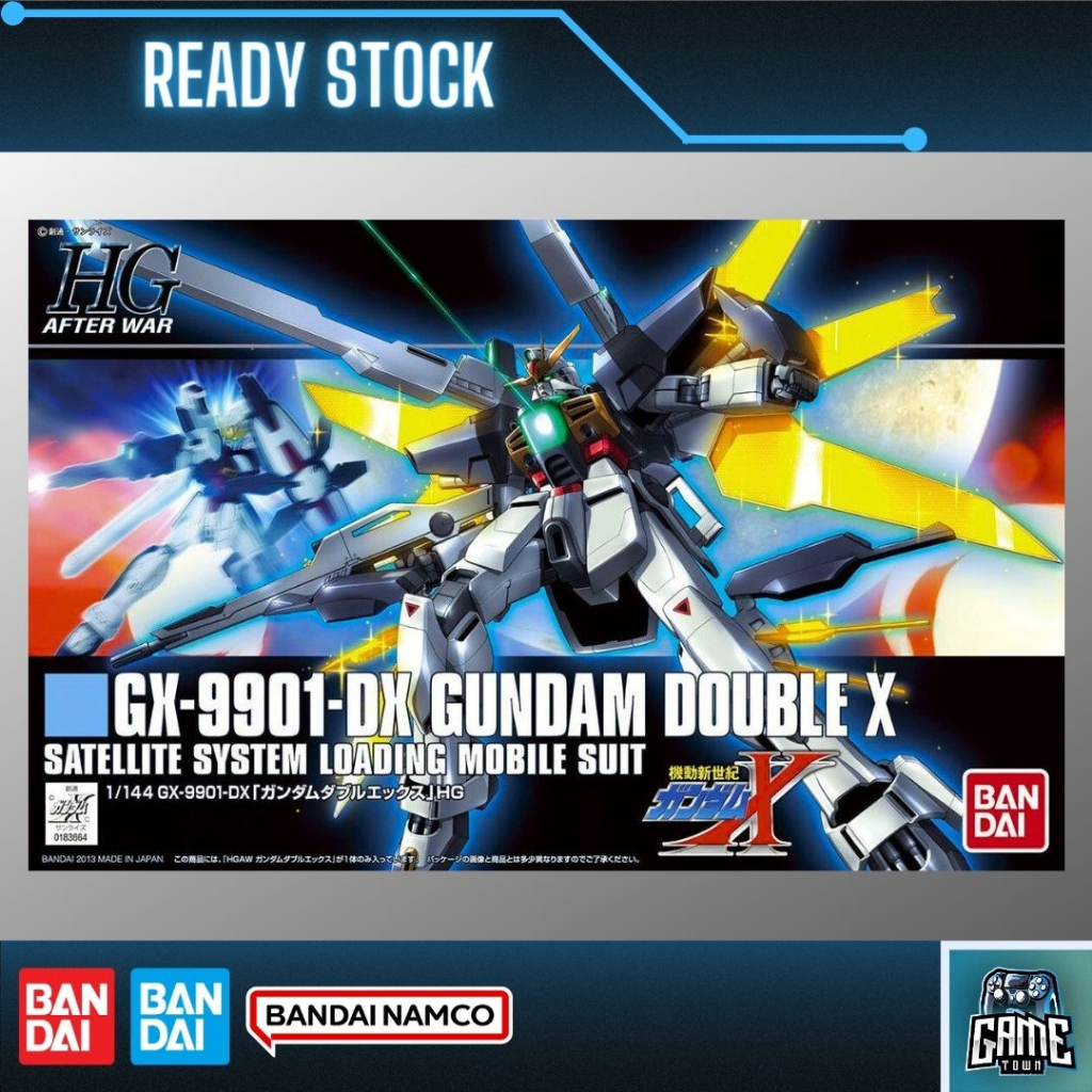 Bandai HG AW 1/144 0163 GX-9901-DX Gundam Double X | Shopee Malaysia
